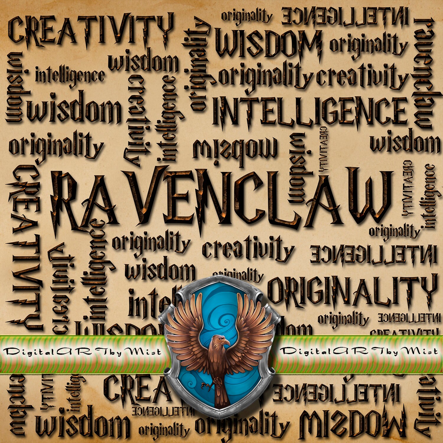 Magic Wizard Inspired Digital Scrapbooking Paper Instant Download ...