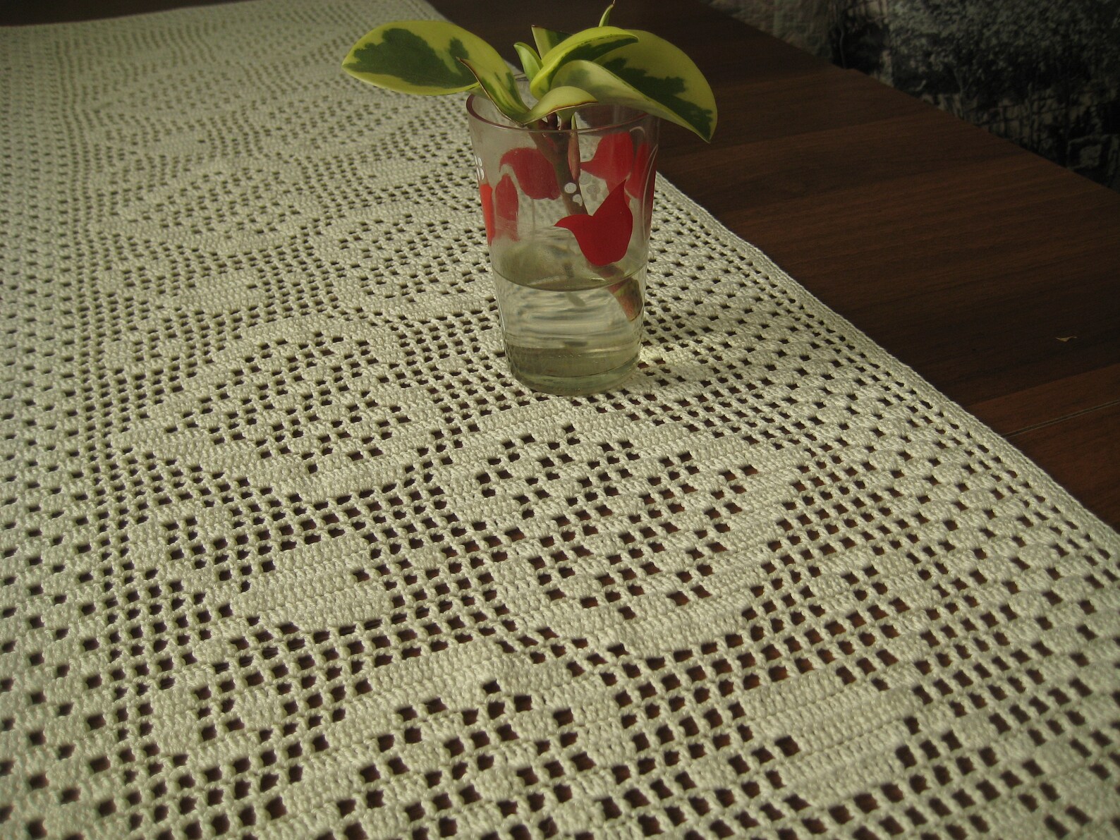 Lace Table Runner Crochet Runner Apartment Decor - Etsy