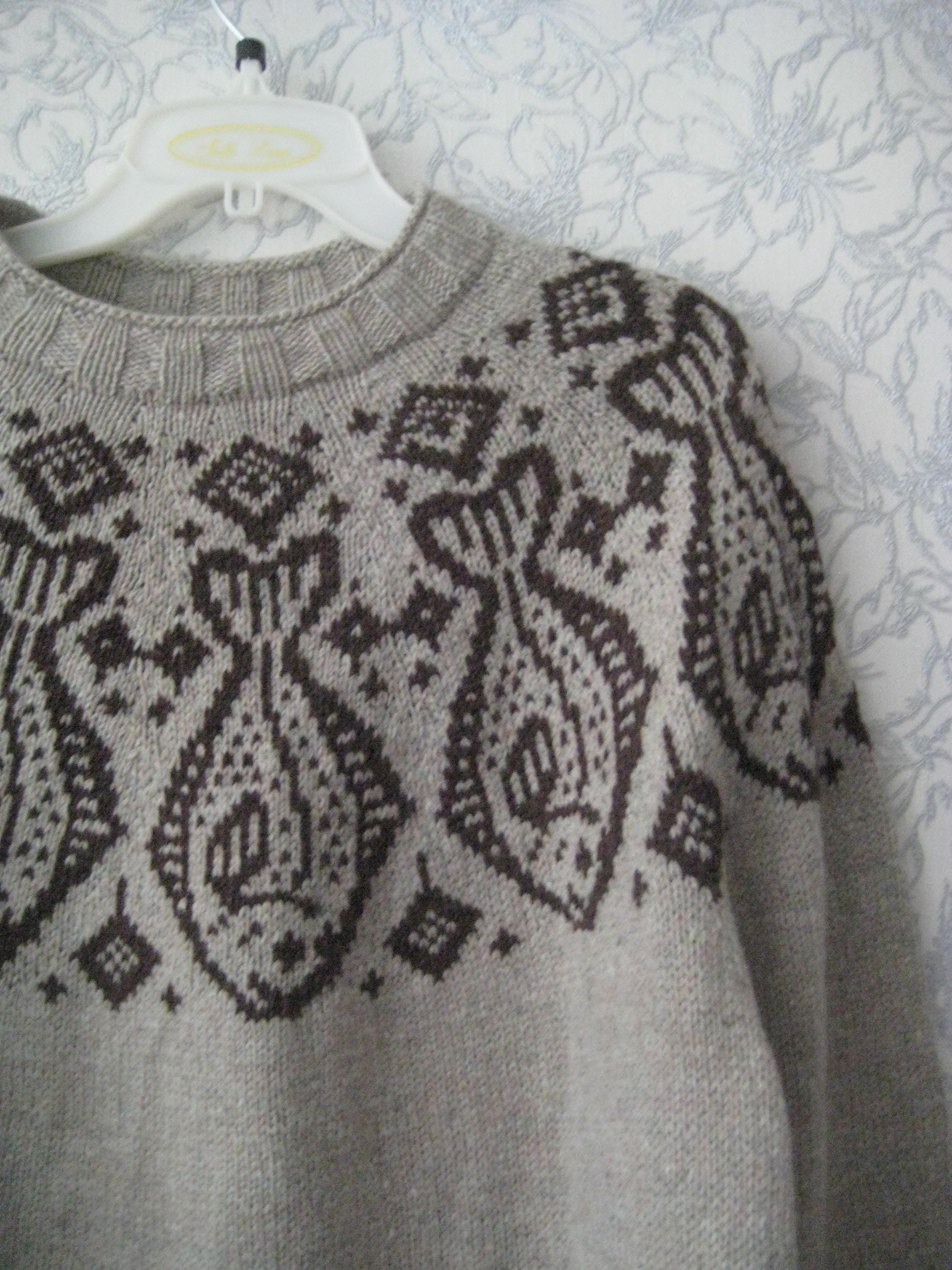 Hand Knitted Fair Isle Sweater, Women's Sweater , Men's Sweater With an ...