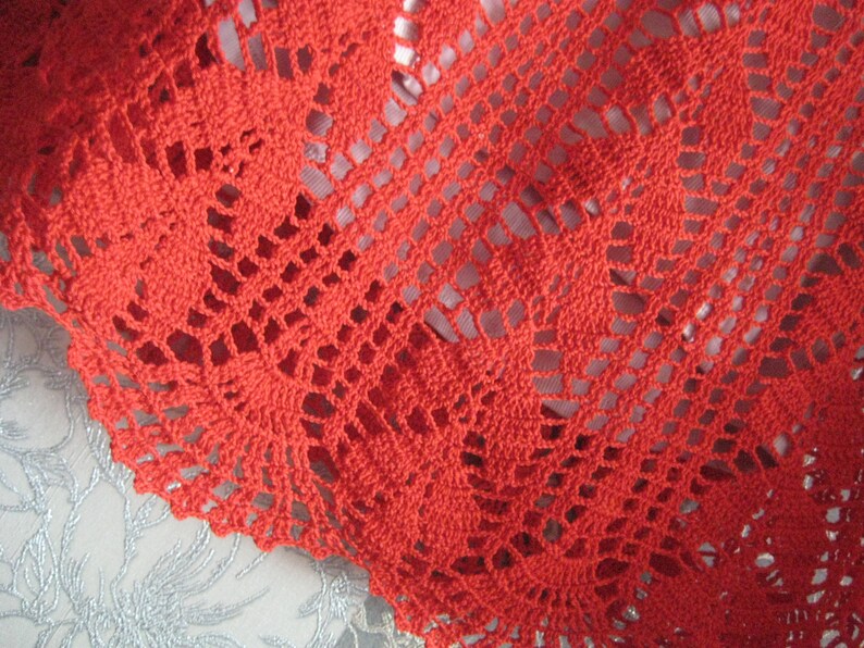 Red Crochet Top for Women Crochet Sweater - Etsy
