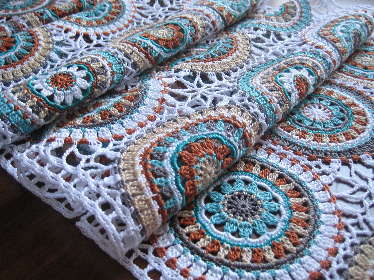 Handmade Crochet Lace Table Runner Elegant Table Decor - Etsy