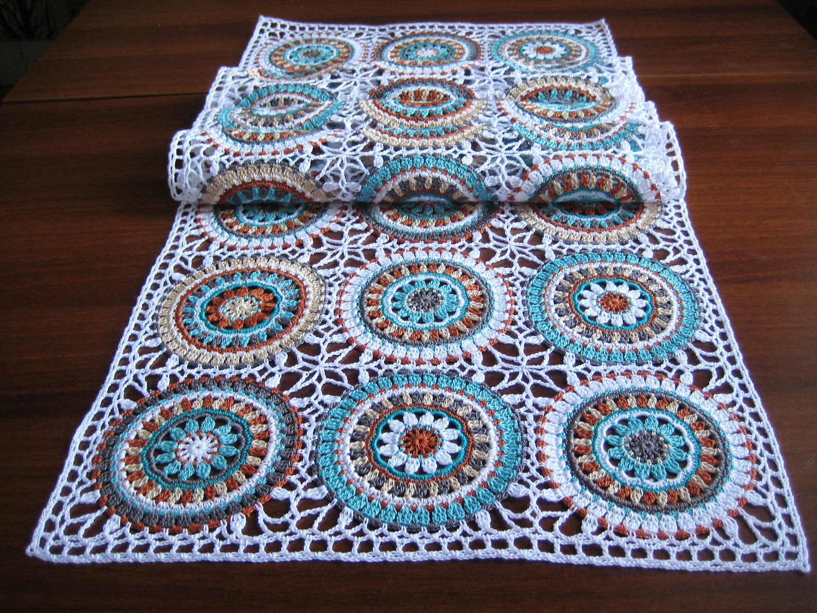 Handmade Crochet Lace Table Runner Elegant Table Decor - Etsy