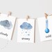 Set of 18 Weather Flashcards Printable / Weather Cards, Weather ...