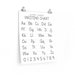 Alphabet Writing Chart Poster (unframed) / Alphabet Poster, ABC Chart ...