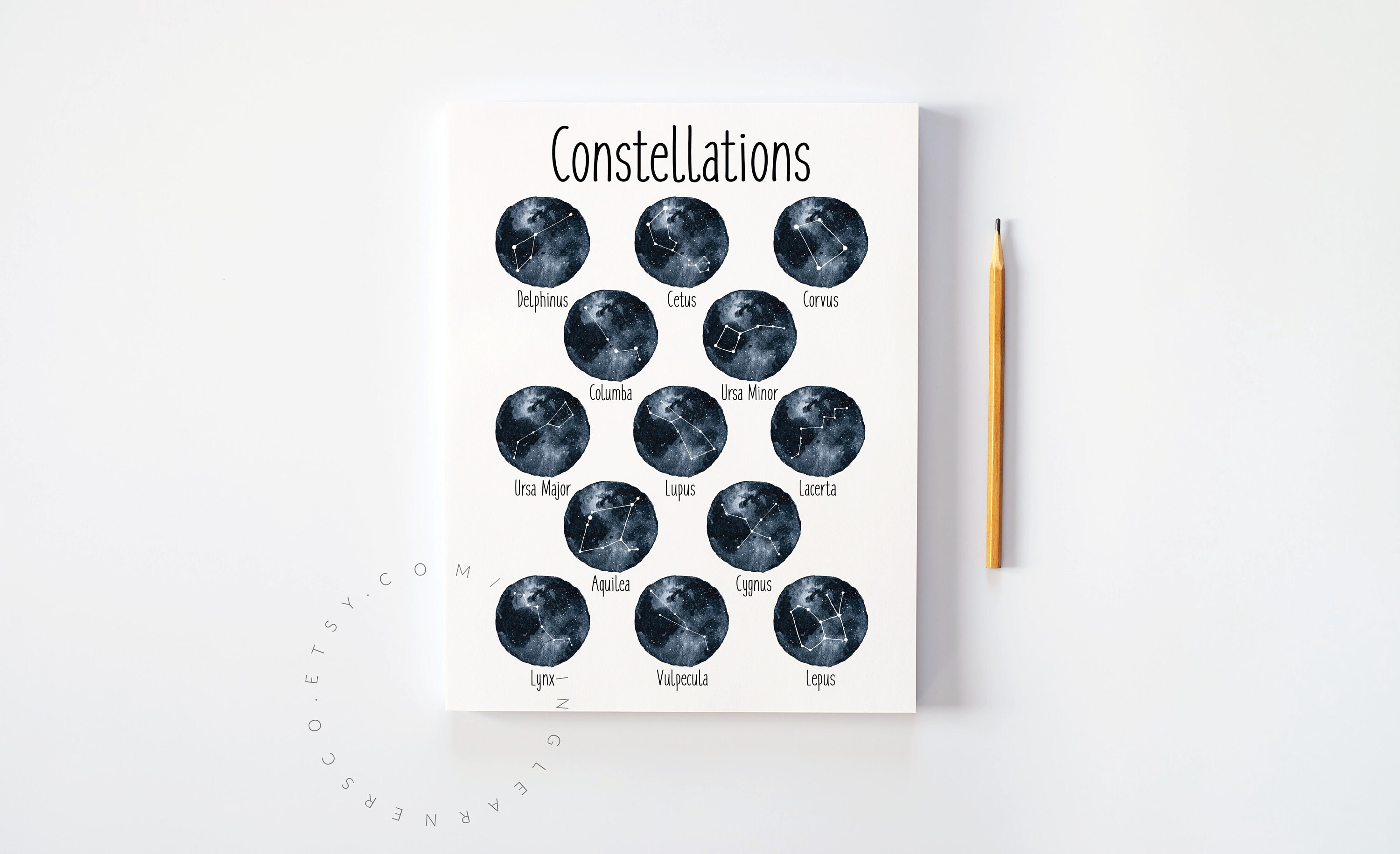 Constellations Bundle Digital Download / Constellations Printable ...