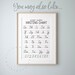 Alphabet Writing Chart Digital Poster Print / Alphabet Poster, ABC ...