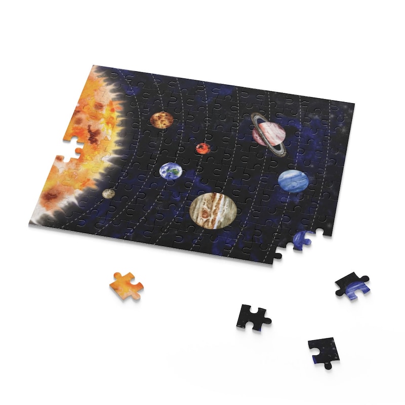 Planets Jigsaw Puzzle - Etsy