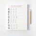 Alphabet Writing Chart Digital Poster Print / Alphabet Poster, ABC ...