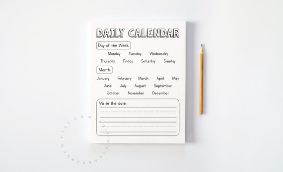 Calendar Writing Worksheets Reading A Calendar Worksheet | All Kids