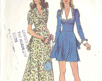 1990 Dress Pattern - Etsy