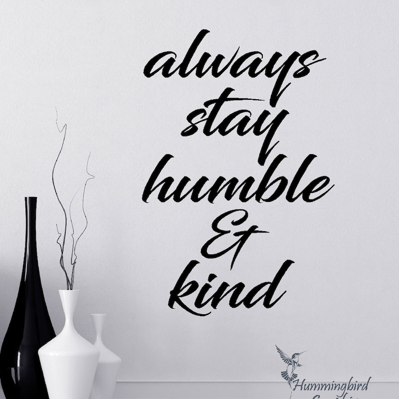 Stay Humble Decal - Etsy