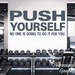 Wall Decal, Push Yourself, Gym Decal, Workout Decal, Fitness Decal ...