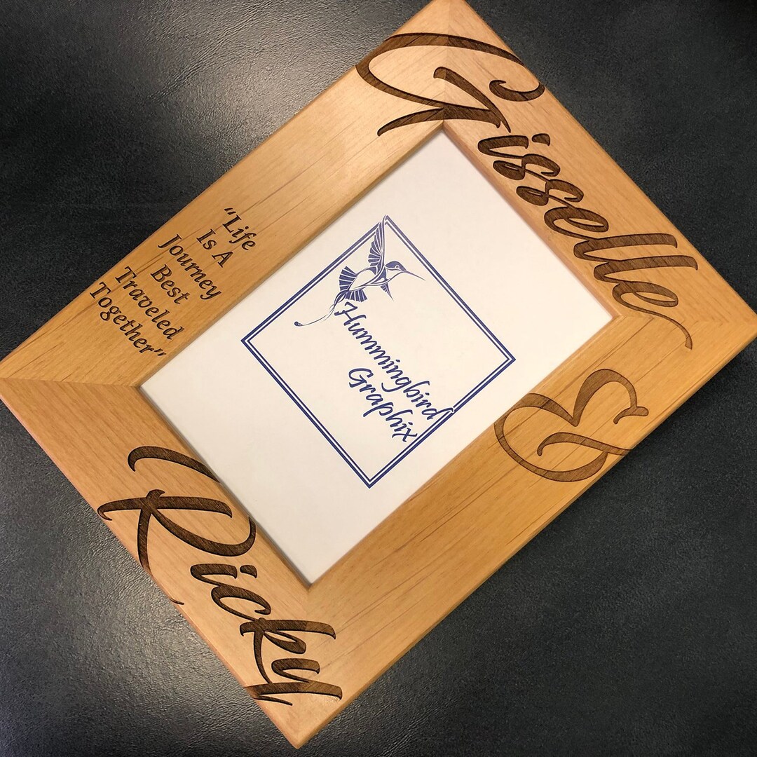 Life is a Journey ... Personalized Picture Frame, Wedding Gift ...