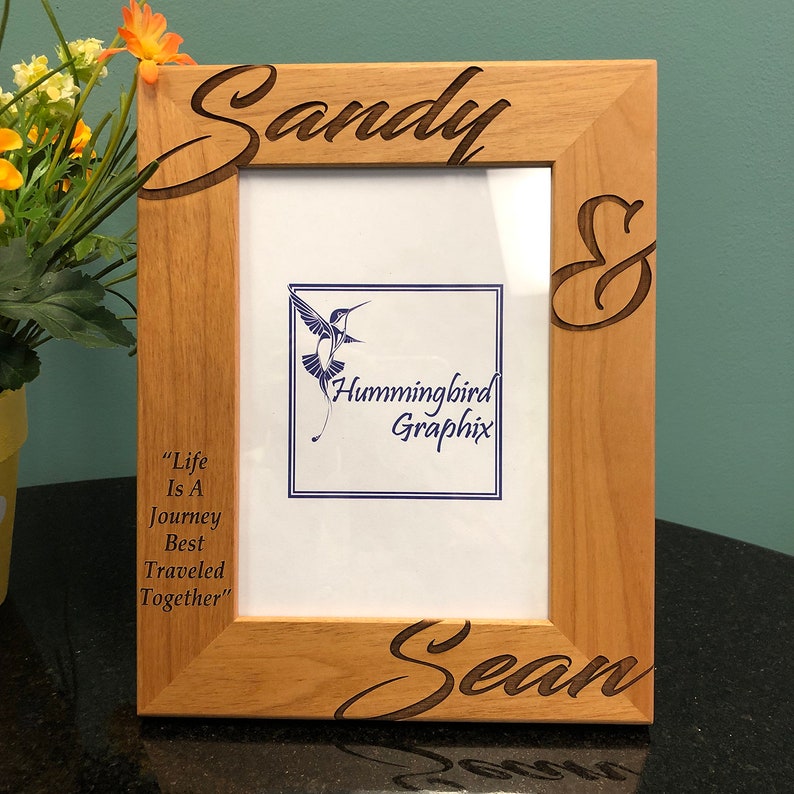 Life is a Journey ... Personalized Picture Frame Wedding - Etsy
