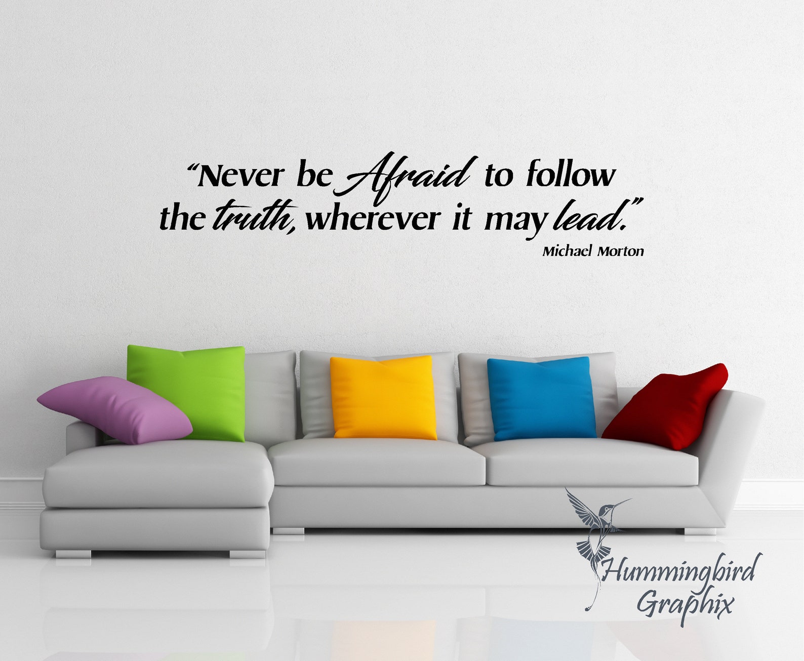Never Be Afraid to Follow the Truth, Wall Decal, Truth Decal, Vinyl ...