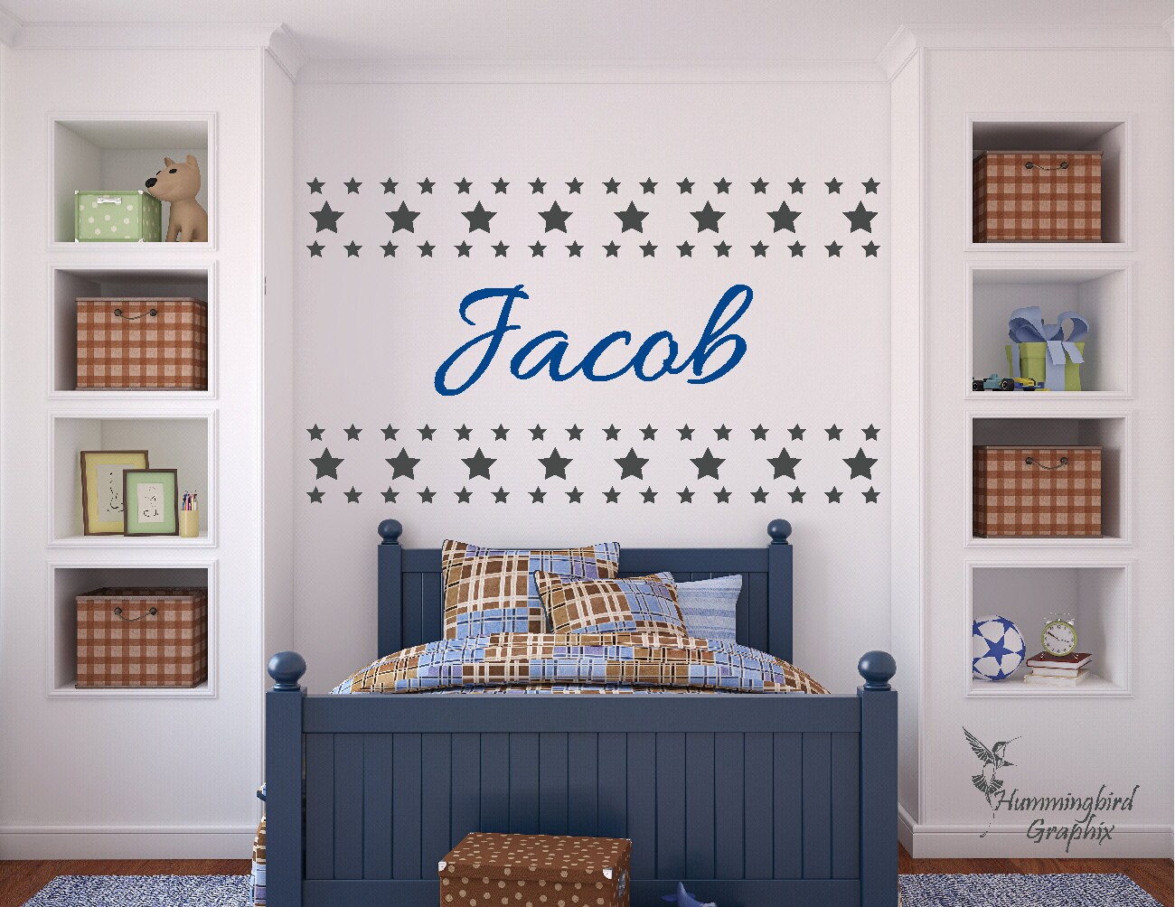 Personalized Name Wall Decal Personalized Name Decor Nursery | Etsy