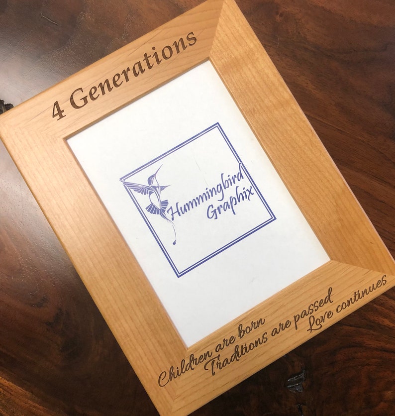 4 Generations Picture Frame Mother's Day Gift Mom Gift | Etsy