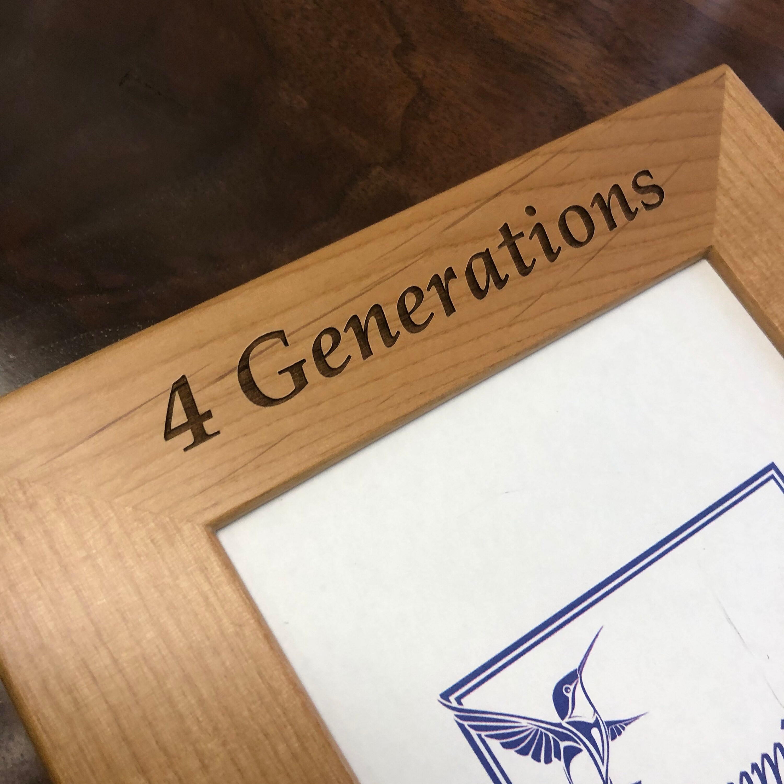 4 Generations Picture Frame Mother's Day Gift Mom Gift | Etsy
