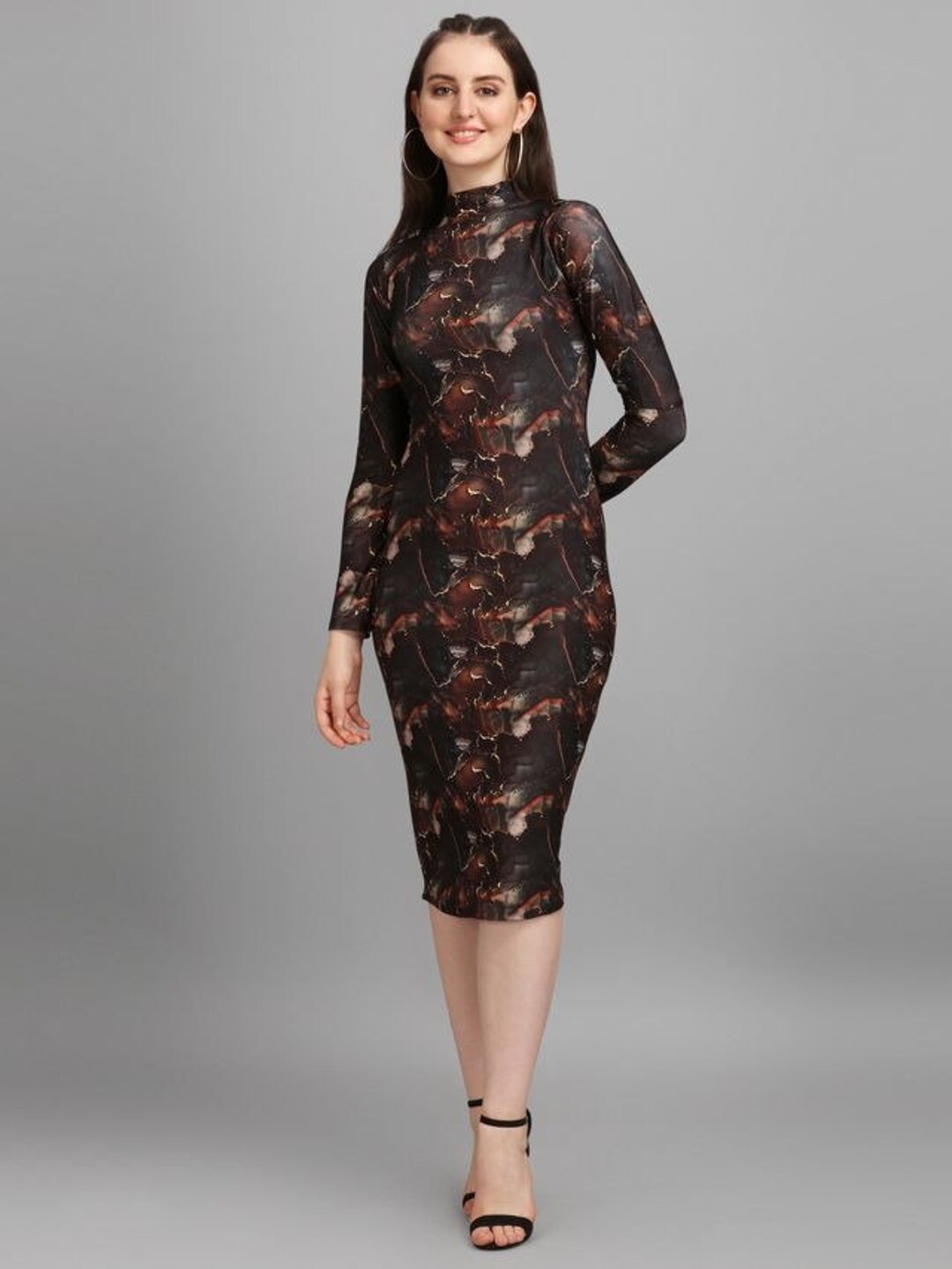 Bodycon Mini Dress Sewing Pattern, Black Dress, Prom Dress, Stretch ...
