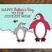 Penguin Printable Mother's Day Card "coolest Mom" - Funny Mothers Day ...