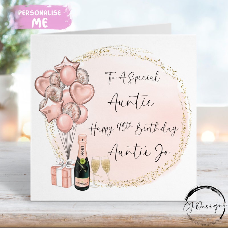 Personalised Great Auntie - Etsy UK