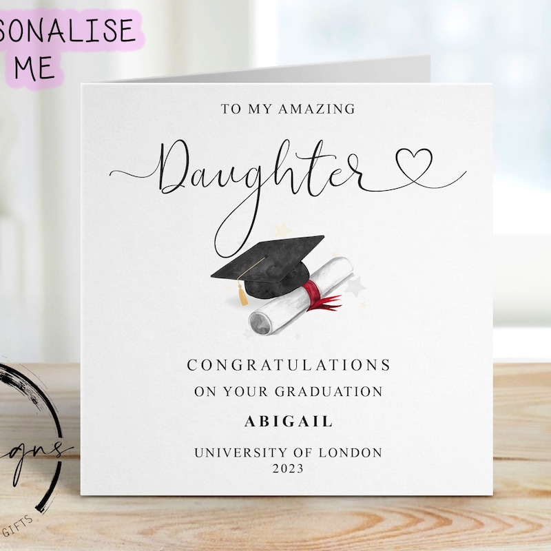 Daughters graduation cards - Etsy.de