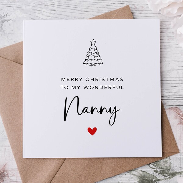 Christmas Tree Card - Etsy