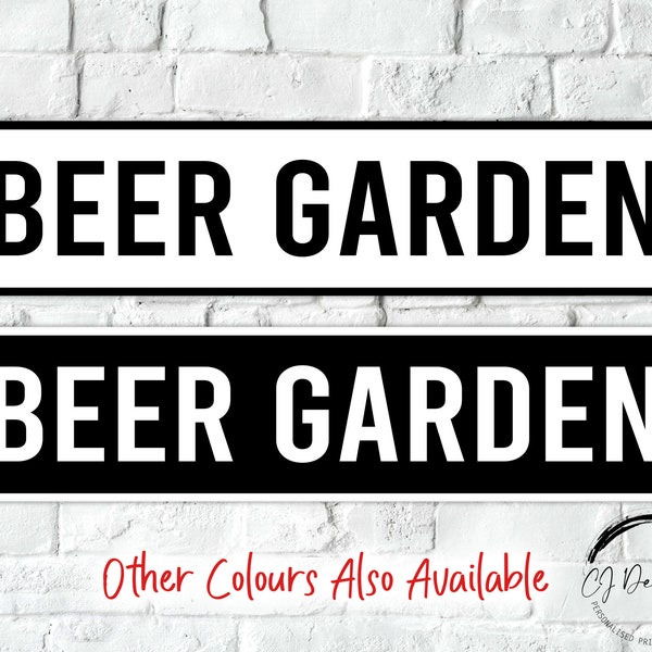 Beer Garden Sign - Etsy