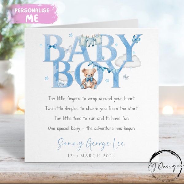 Baby Poem - Etsy