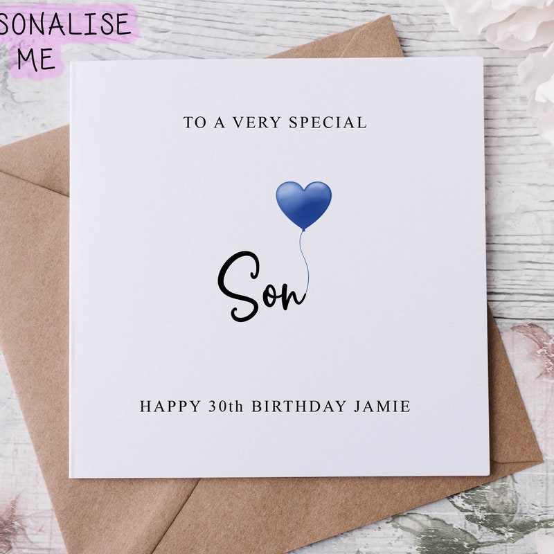 Son 40th Birthday Card - Etsy UK