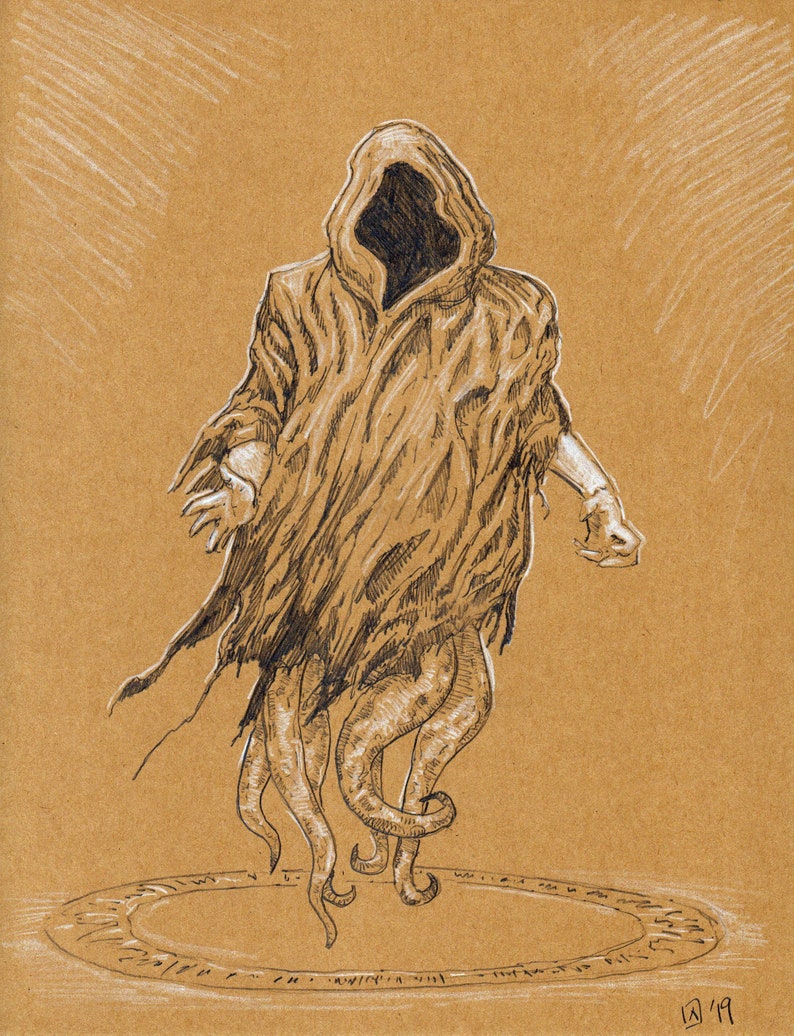 Pencil Original: Wraith - Etsy