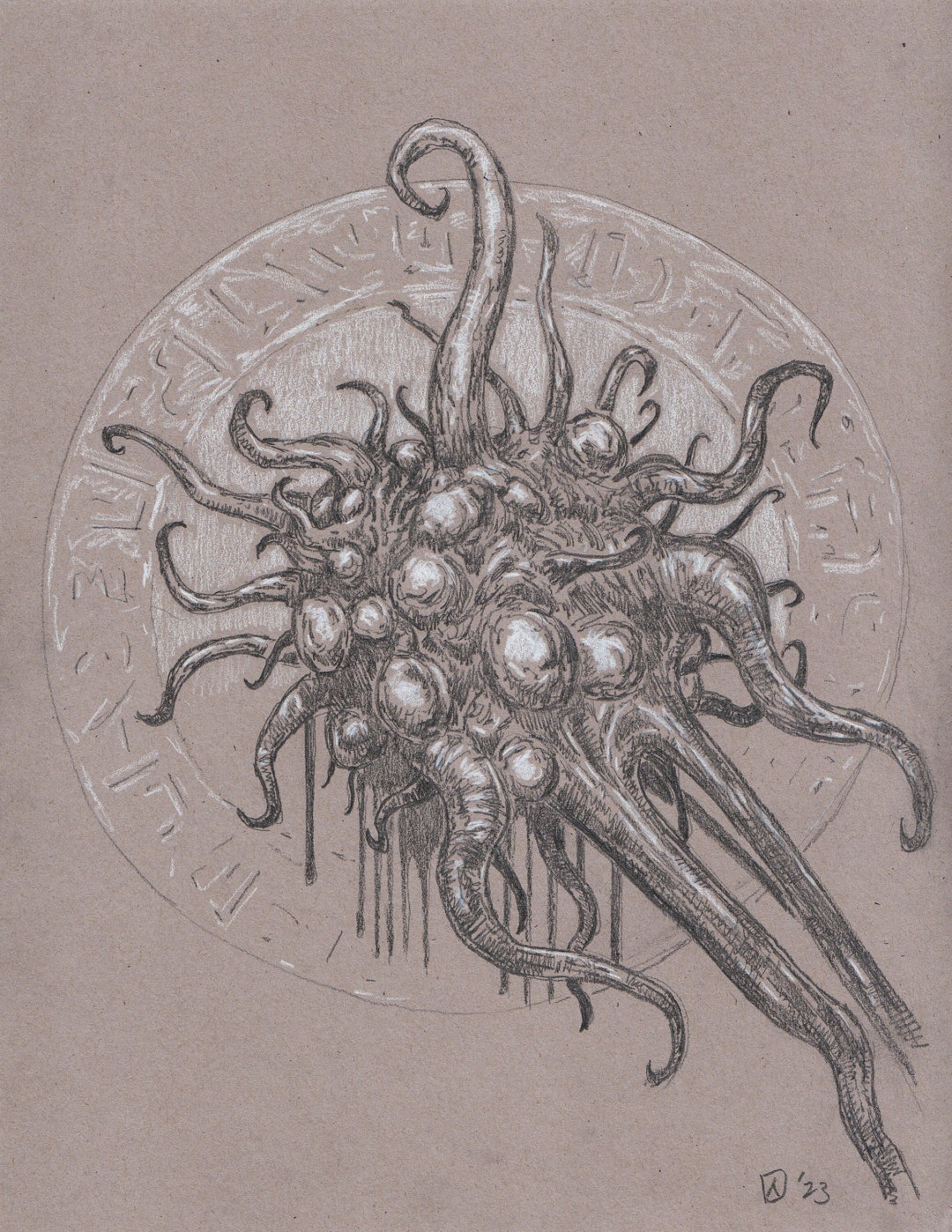 Pencil Original: Sigil of the Old Gods - Etsy