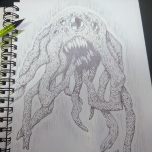 Pencil Original: Shoggoth - Etsy