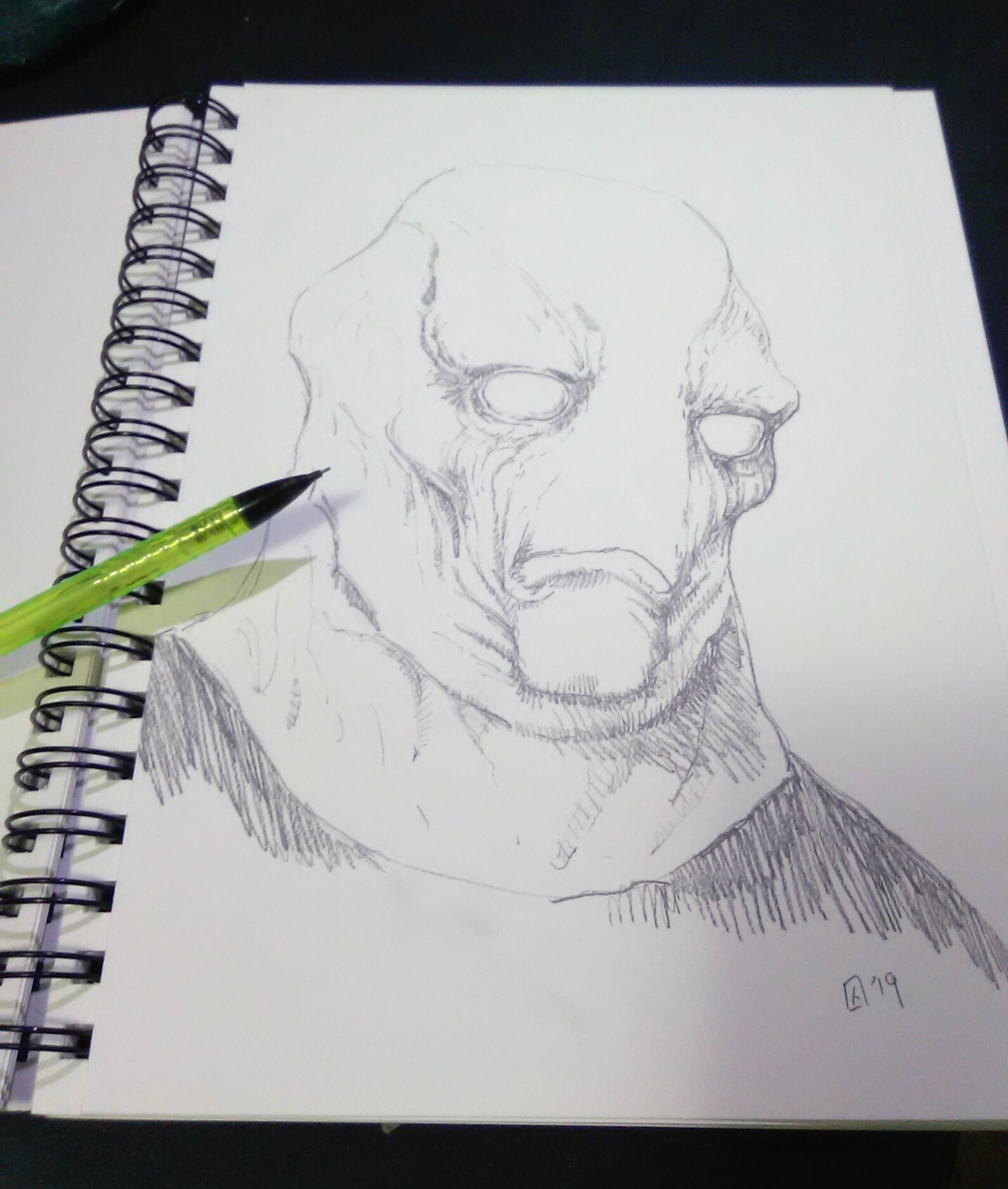 Pencil Original: the Alien is Very Disappointed in You. | Etsy