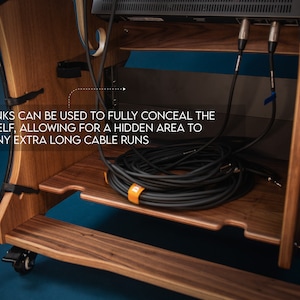 The COMPANION - Walnut Audio Rack and Mastering Desk OR Sidecar – 32U ...