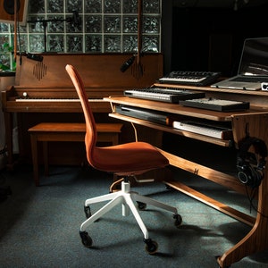 Large Mid-century Studio Desk: Composer Workstation by Munstre ...