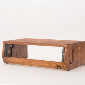 Angled Desktop Audio Racks With Ventilated ƒ-holes Recording Studio 2u ...