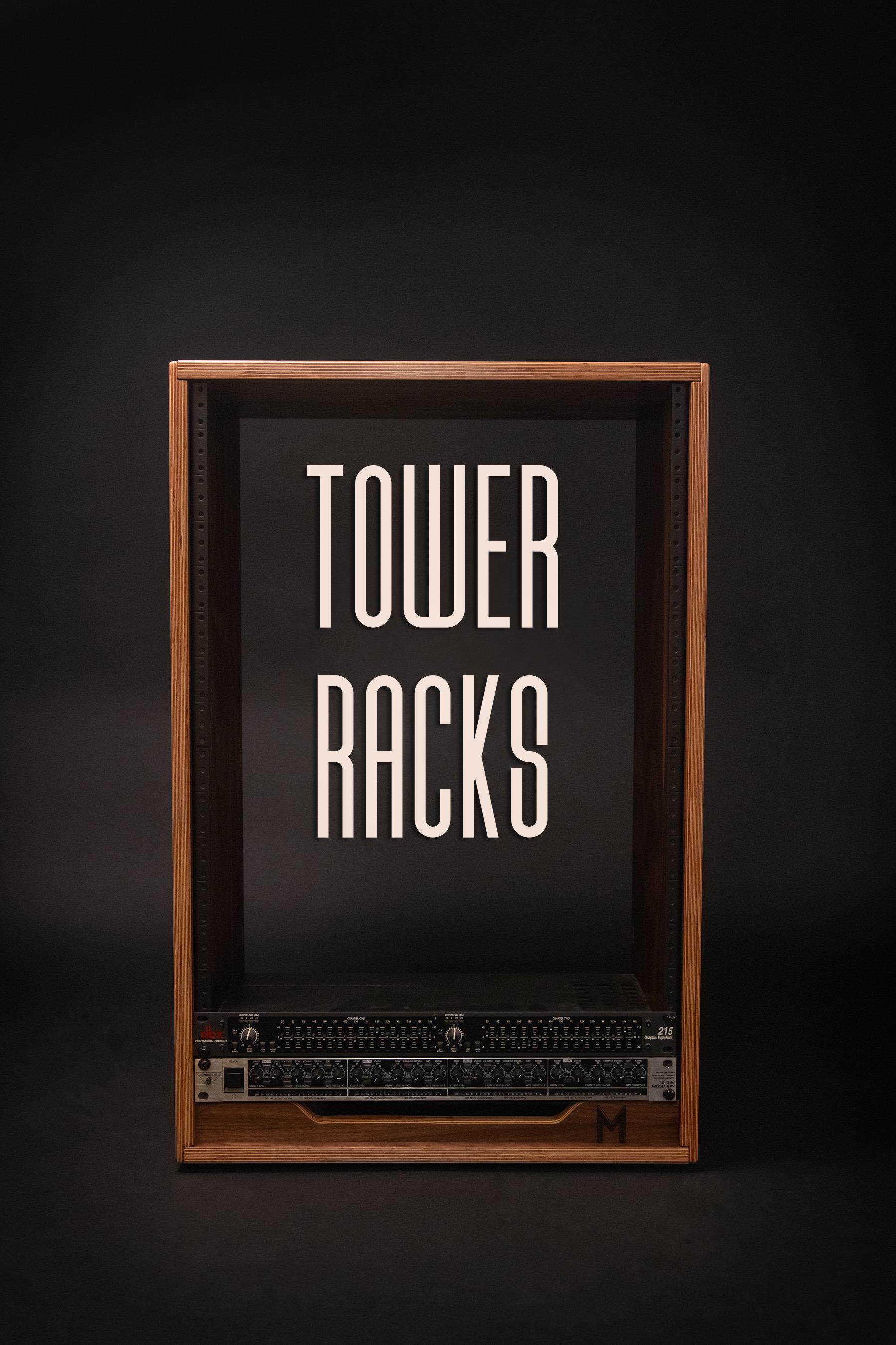 Walnut Audio Rack – Stackable Studio Rackmount Furniture - Etsy