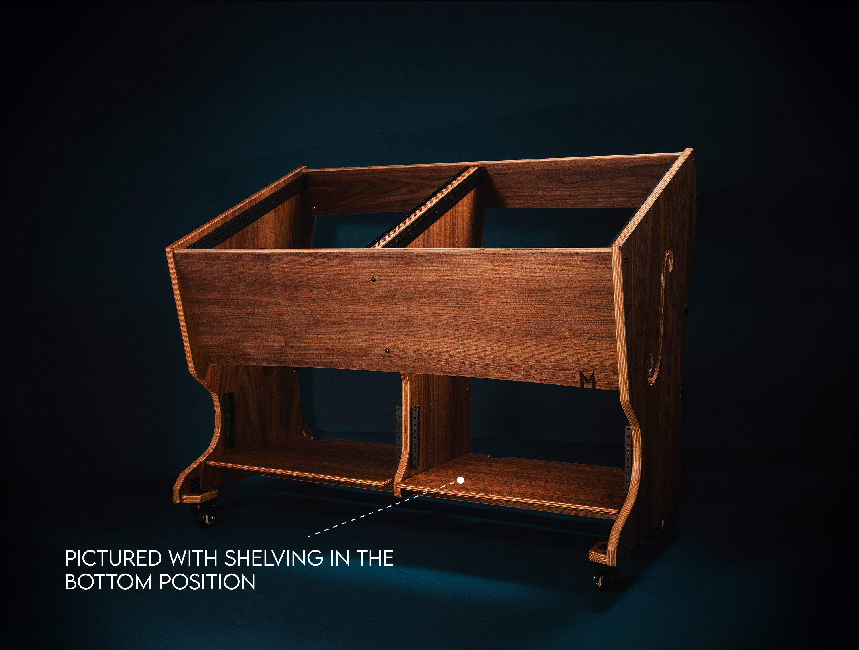 The 2-bay COMPANION - 32U Audio Rack Sidecar: Recording Studio ...