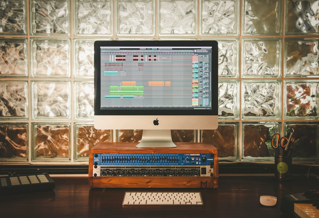 Angled Desktop Audio Racks With Ventilated ƒ-holes - Recording Studio ...