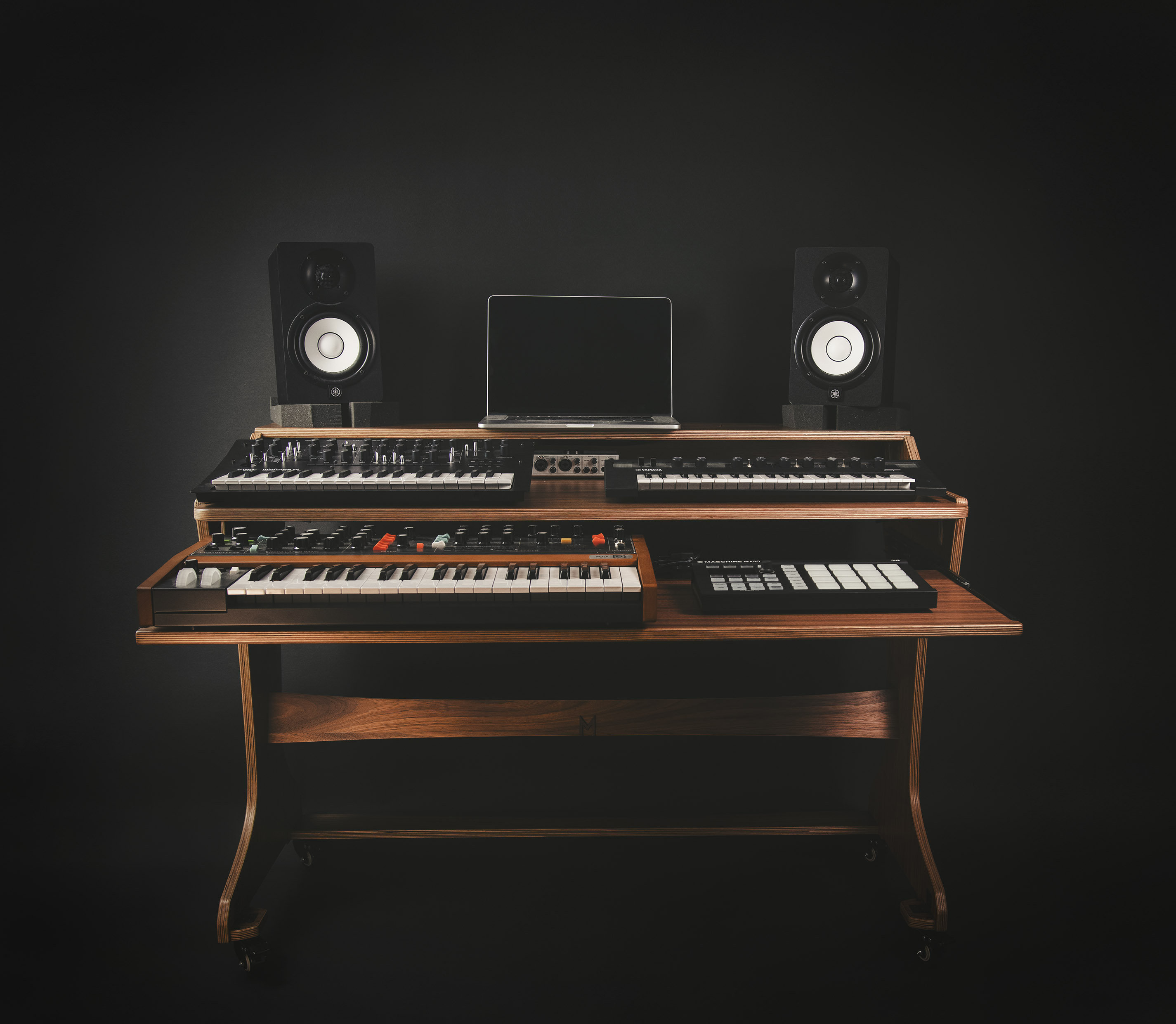 Large Mid-century Studio Desk: Composer Workstation by Munstre ...