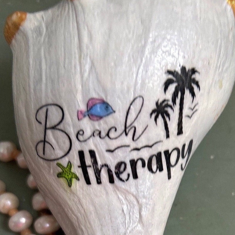 Decoupage Conch Shells - Etsy