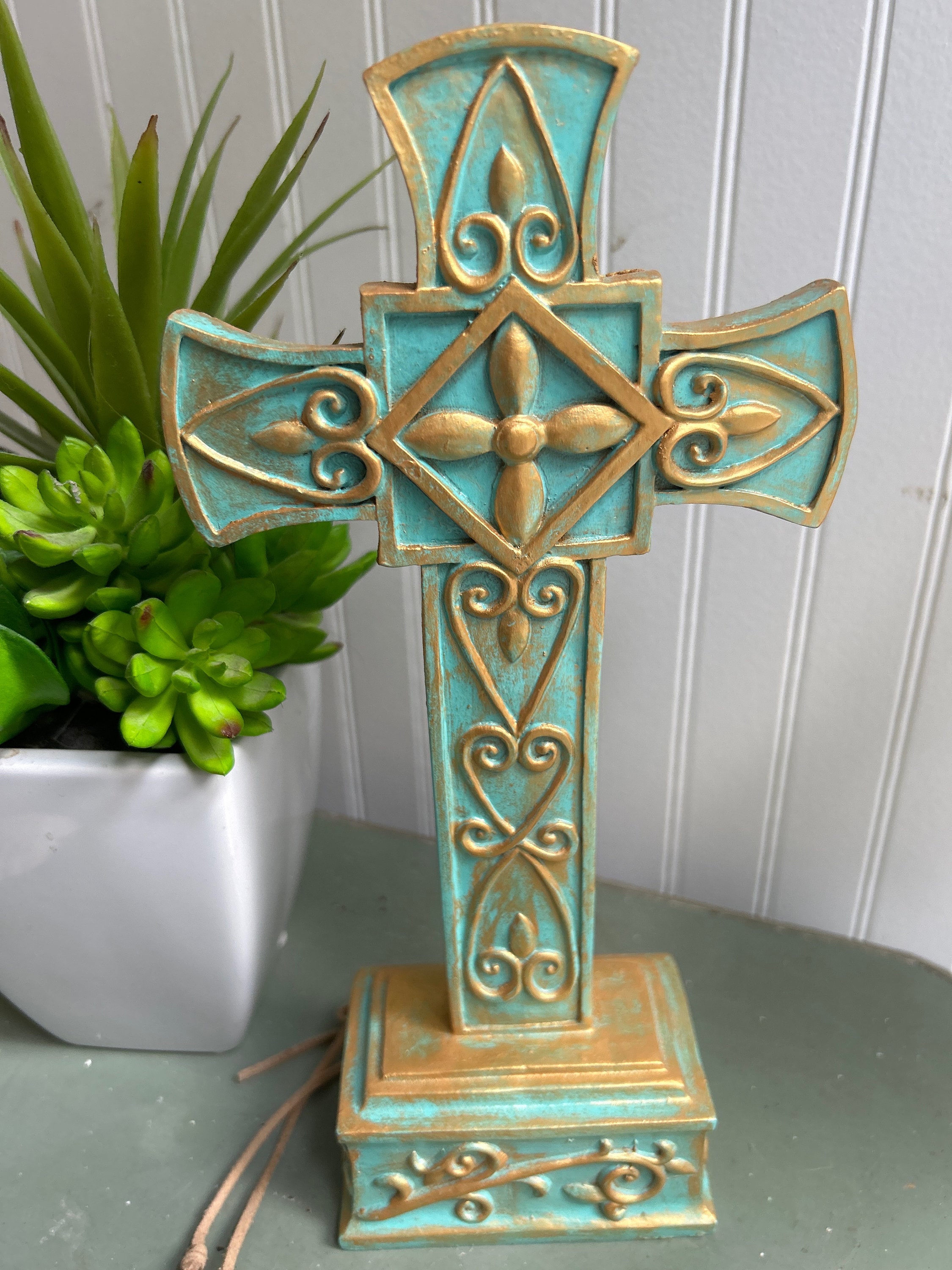 Glass Standing Crosses