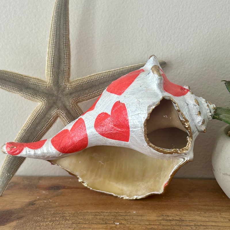 Decoupage Conch Shells - Etsy