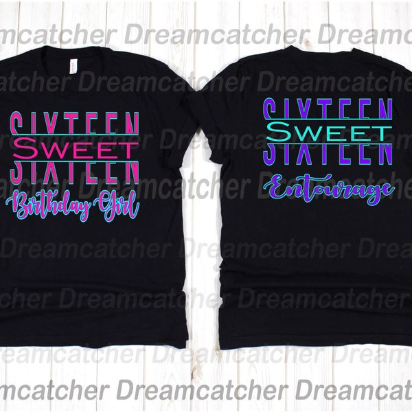 Birthday Entourage - Etsy