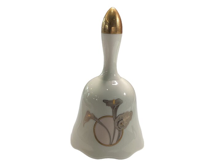 Otagiri Porcelain Bell Golden Mist 3 Lillies - Etsy
