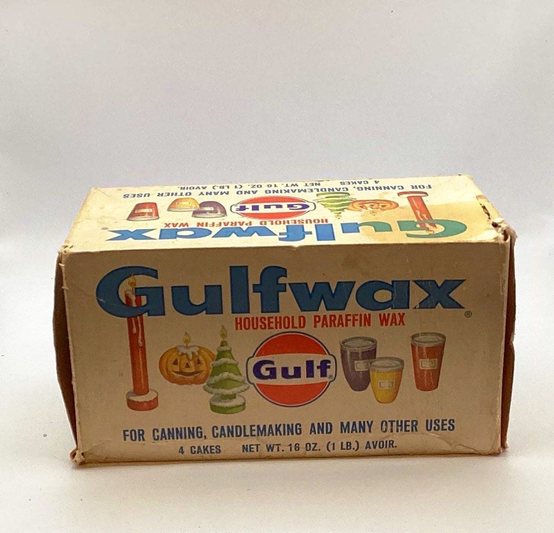 Vintage Household Paraffin Wax 1lb.box 4 Cakes - Etsy