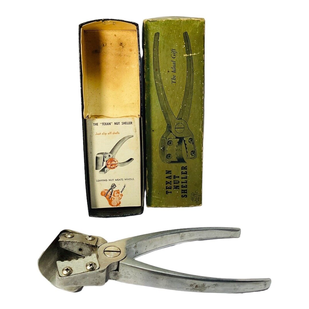 Nut Sheller Clip Shells York Texas Aluminum Handle & Shield Tool AA23 ...