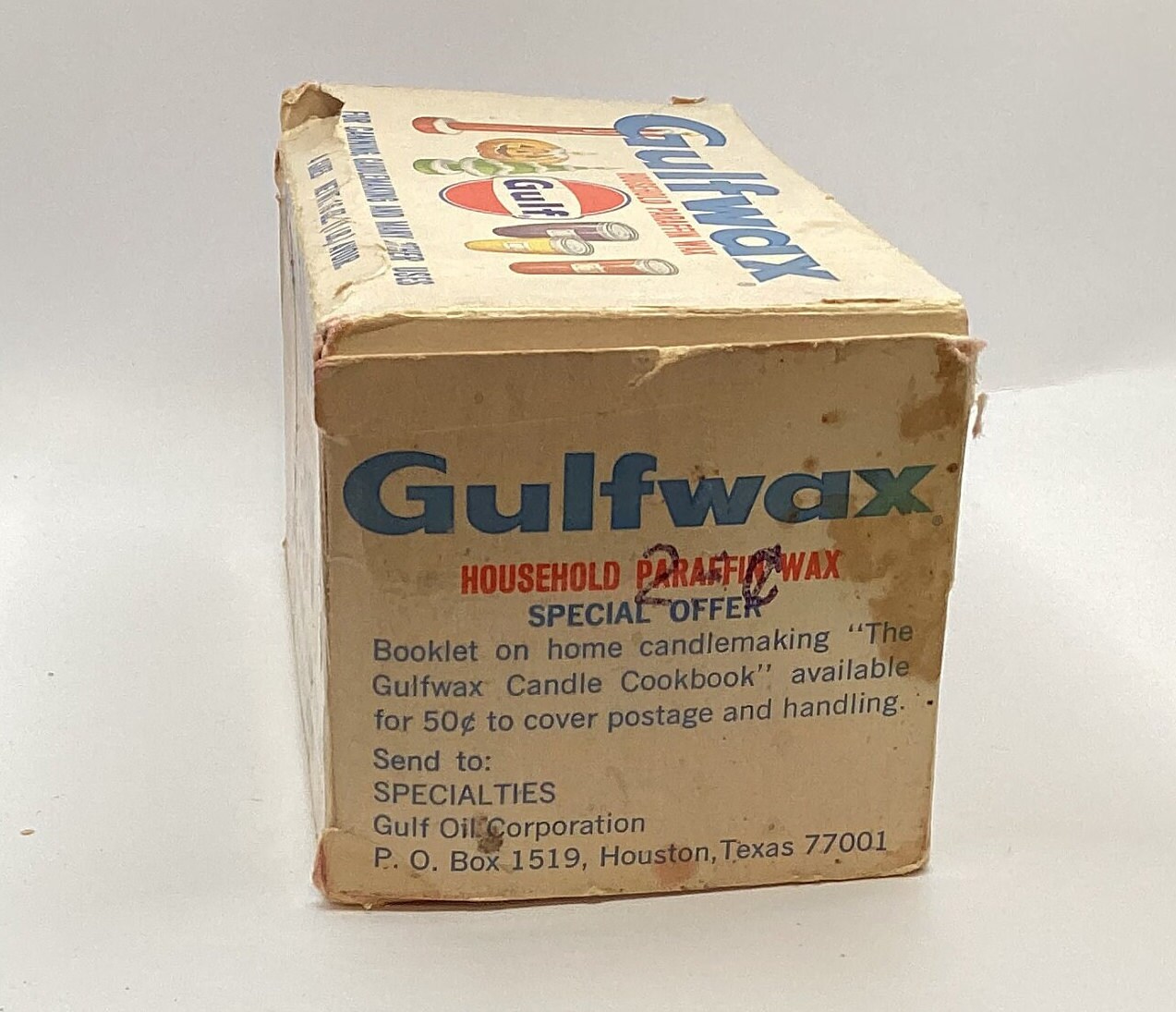 Vintage Paraffin Wax Original Box 1lb 4 Cakes - Etsy
