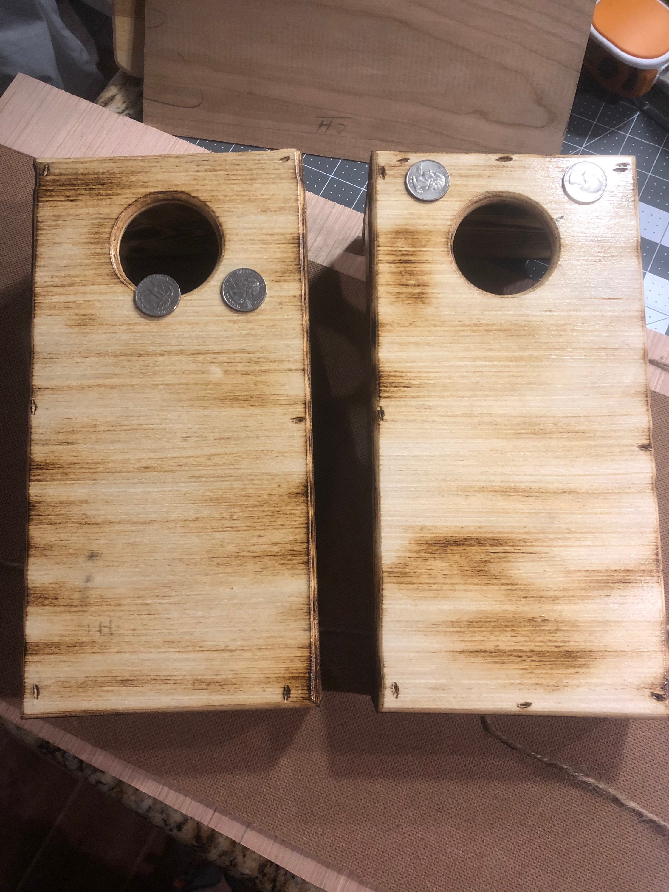 Mini Cornhole Boards - Etsy